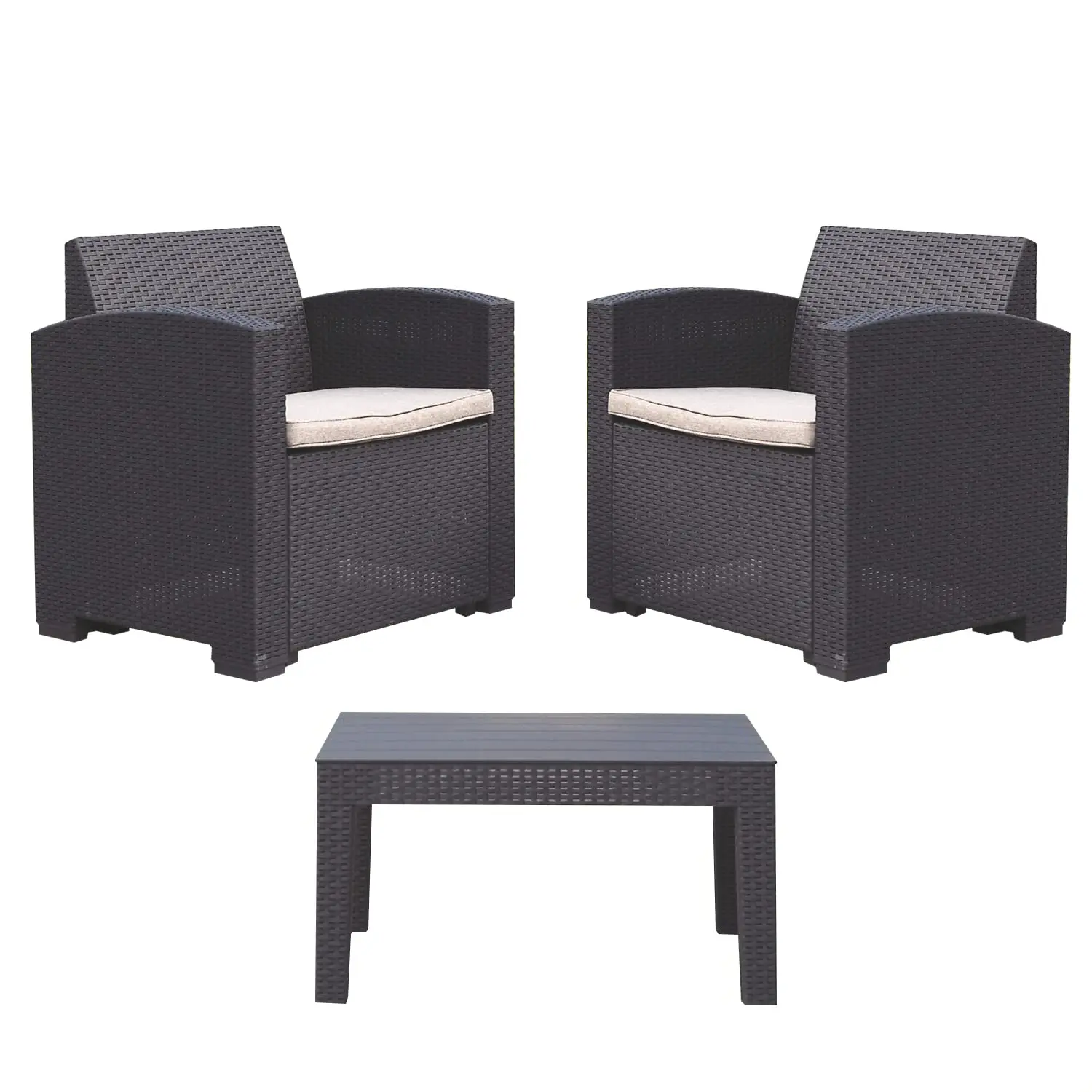 Outdoor Pe Rattan Dining Chair Pro Garden Chairs Garden Furniture Set ...