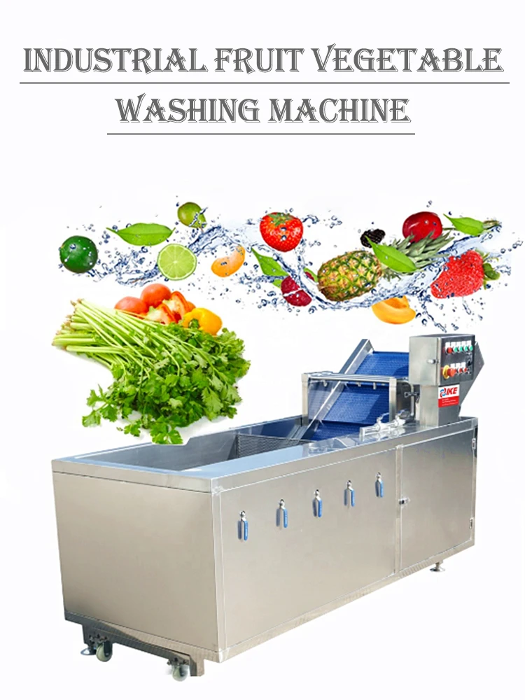 Industrial Fruit Vegetable Washing Machine - High Efficiency