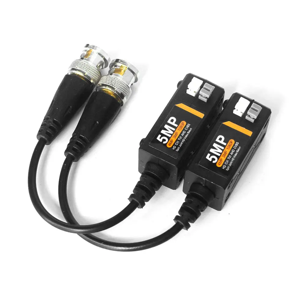 Passive Video Balun - 8MP CCTV Transmission Converter