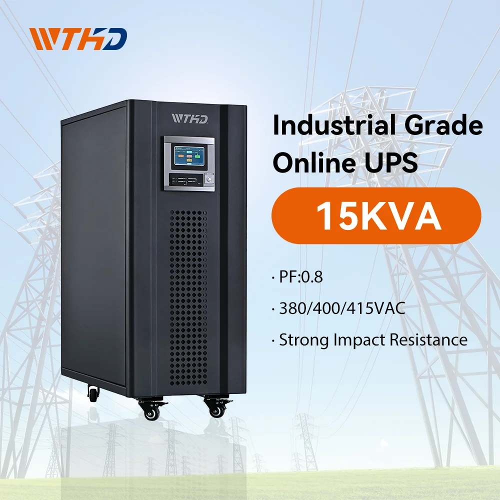 Industrial Online 3 phase UPS 15kva 15kw 15 kw price pure sine wave ...