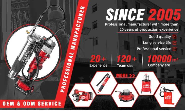 Hot Sales Industrial Grade Cordless Electric Grease Gun Lubricating ...