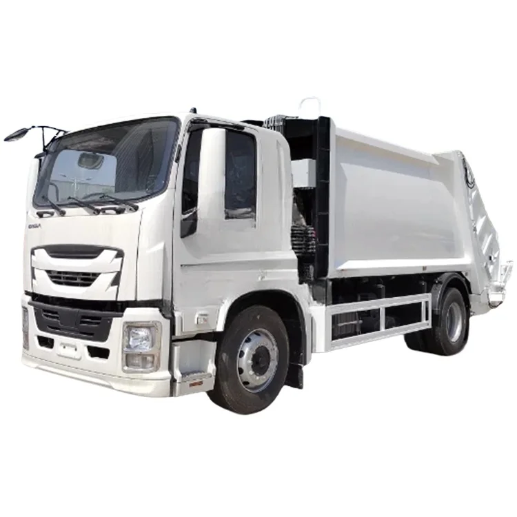 Isuzu 4x2 Compact Garbage Truck Giga 205hp Garbage Collect Truck ...