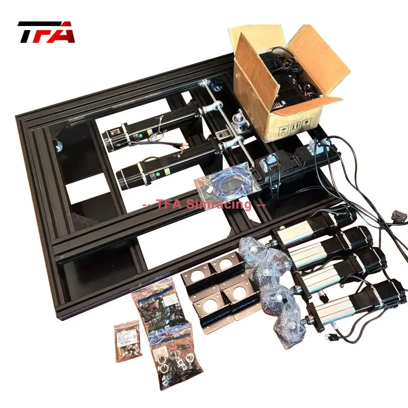 Professional 6DOF Immersive Racing Simulator Cockpit Aluminum Profile ...