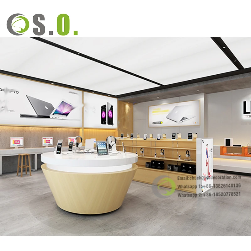 Professional Mobile Shop Interior Design Mobile Phone Shop Design ...