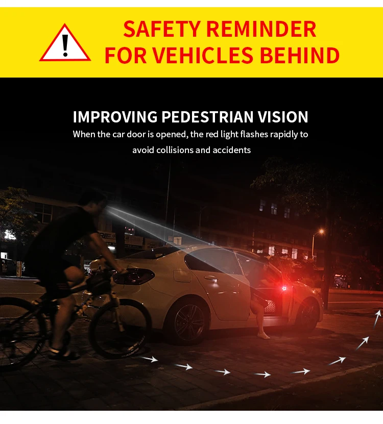 Car Vehicles Safety - Door Opening Notification Sensor