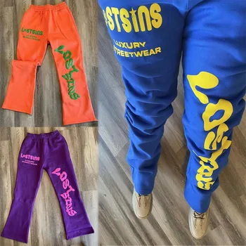 Unisex Streetwear Jogger Fleece Cotton Screen Print Sweat Pants ...
