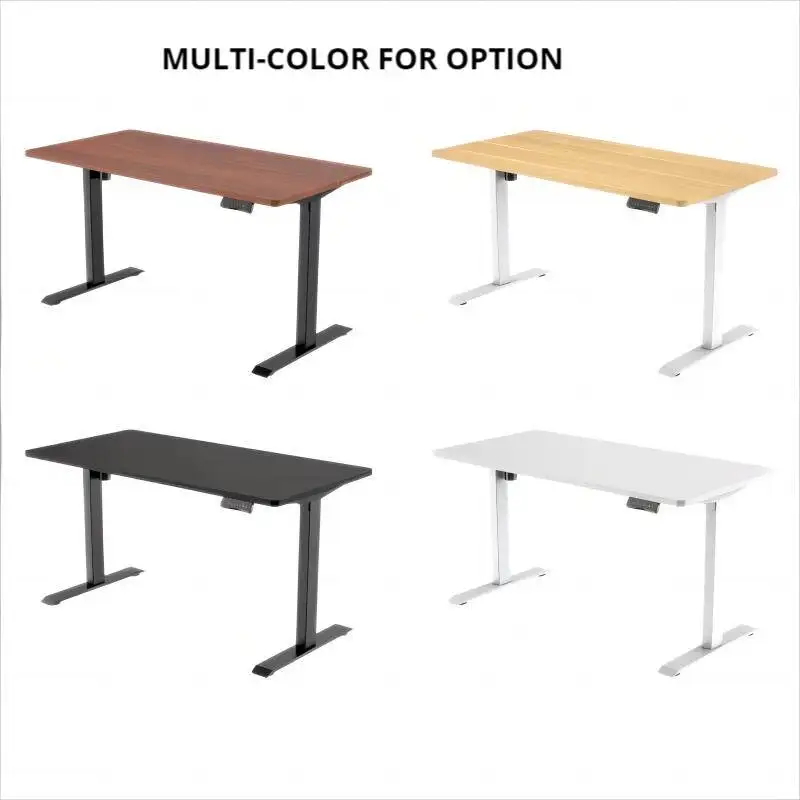 Scrivania Regolabile Home Office White Electric Height Adjustable Sit ...