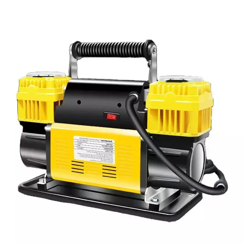 Dc Power Heavy Duty Double Cylinder Portable Car Air Compressor