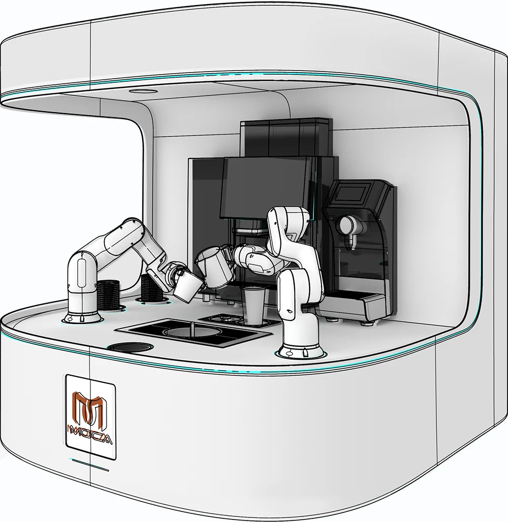 Fully Automatic Robot Arm Vending Machine - Coffee Maker