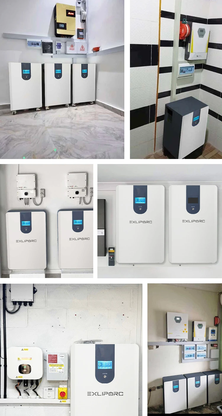 Exliporc Smart BMS 48V 15kWh Lithium Battery Solar Energy System ...