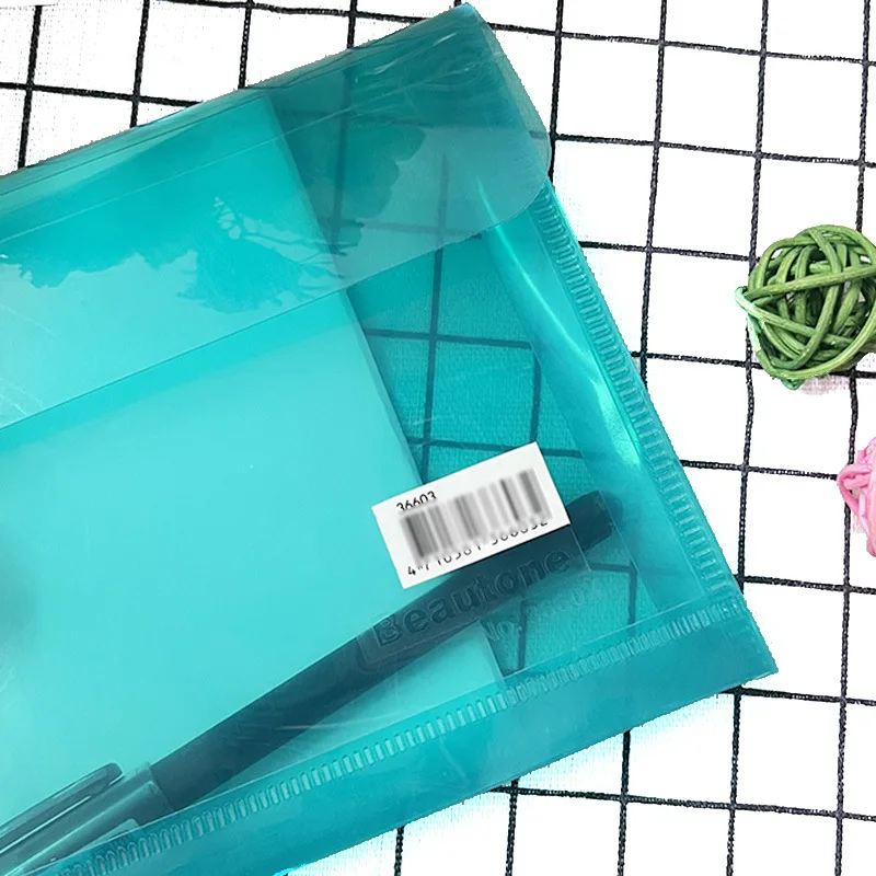 Eight-sided Wrapped Rope File Bag Pp Transparent A6 Wrapped Rope ...