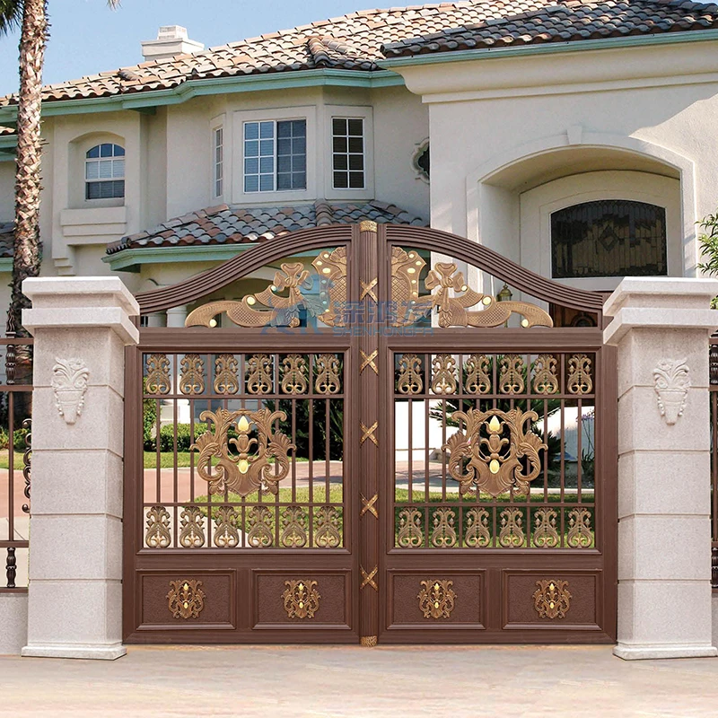 Boundary Wall Gate Design And Fashion Outdoor Gates Design Driveway ...