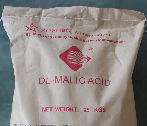 25KG/Bag DL-Malic Acid Powder 617-48-1 Food Grade DL-Malic Acid (MLA) L ...