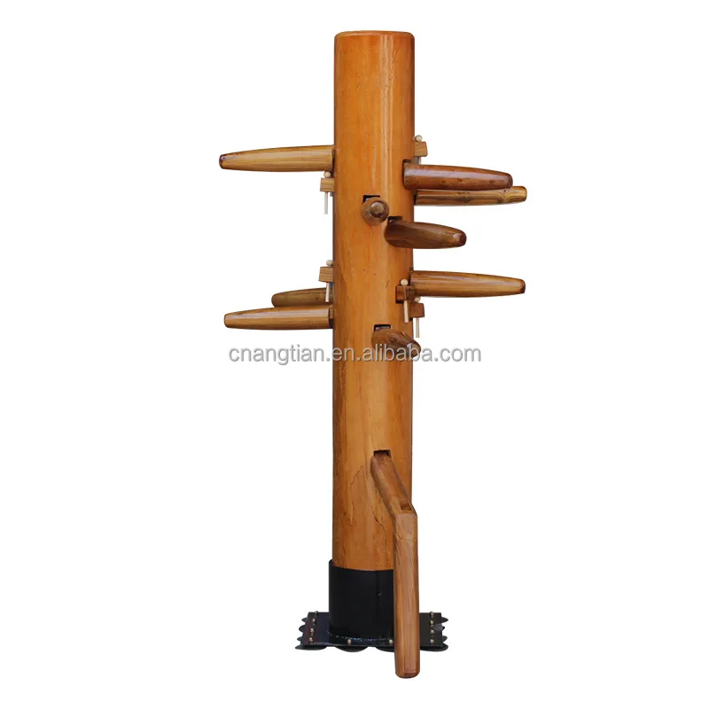 Angtian Factory Freestanding Kung Fu Wing Chun Wooden Dummy Martial ...