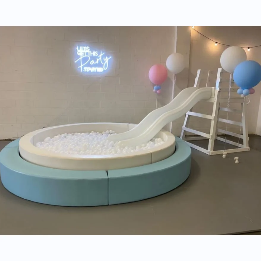 New Designed Transparent Ball Pit Kids Soft Play Equipment With Adults ...
