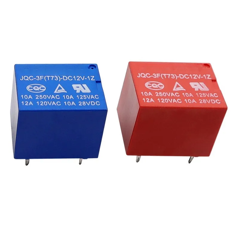 Jqc-3fc 12v 10a Mini Sugar Cube T73 Relay 5 Pin - Buy 10a Sugar Cube ...