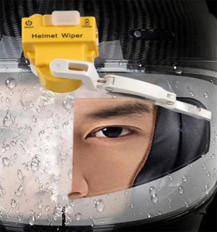 오토바이 용 범용 미니 전기 와이퍼 헬멧 호환 앞 유리 바이저가있는 와이퍼는 가장 직접적인 P9D5| Alibaba.com