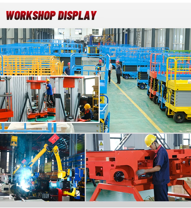 6m 8m 10m 14m 18m Mobile Hydraulic Scissor Lift - One Man