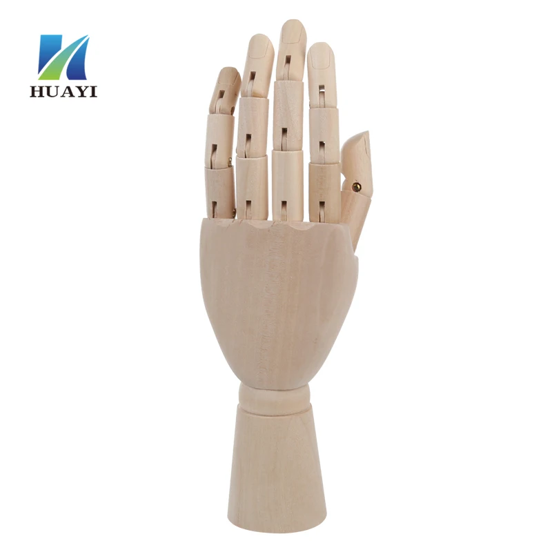 Artist Drawing Wooden Flexible Fingers Manikin Model Statue Hand ...