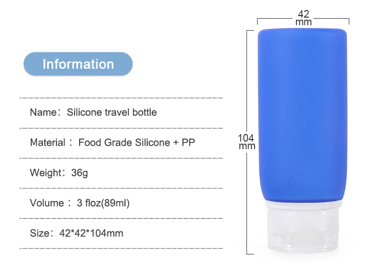 Oem Odm Custom Rectangle Twist Cap Squeeze Bottle Food Grade 60ml Soft Squeeze Lotion Bottle ...