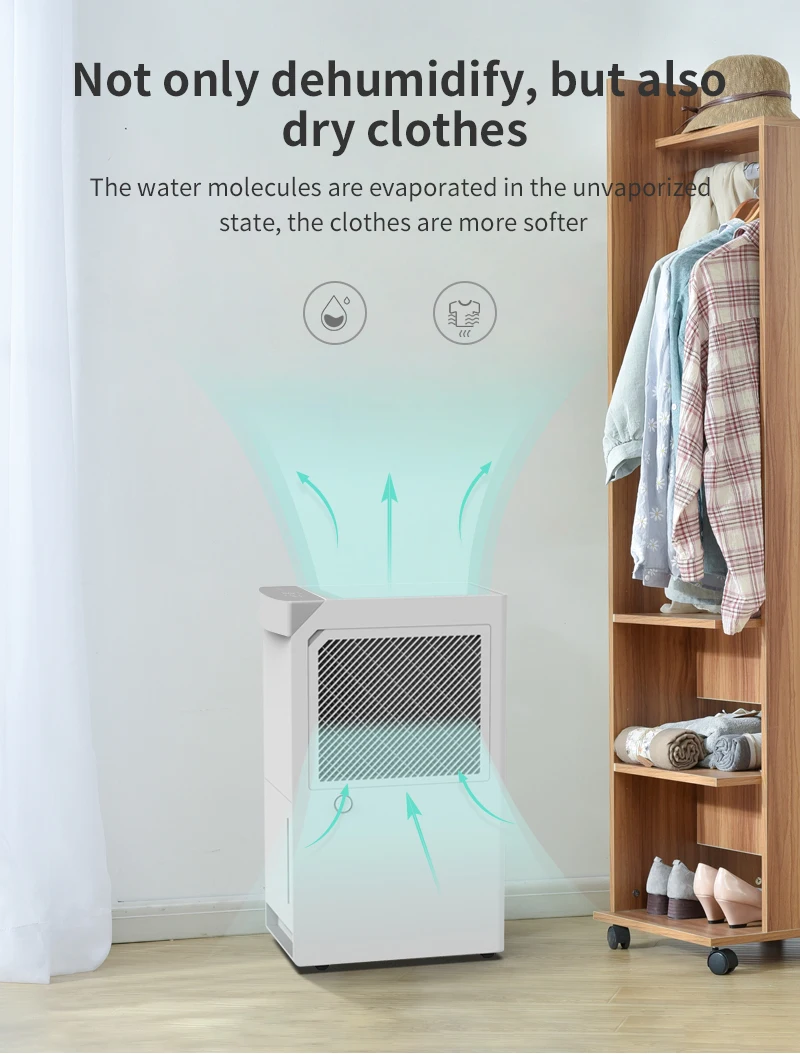Wardrobe Dehumidifier Efficiency Portable Desiccant Dehumidifier ...
