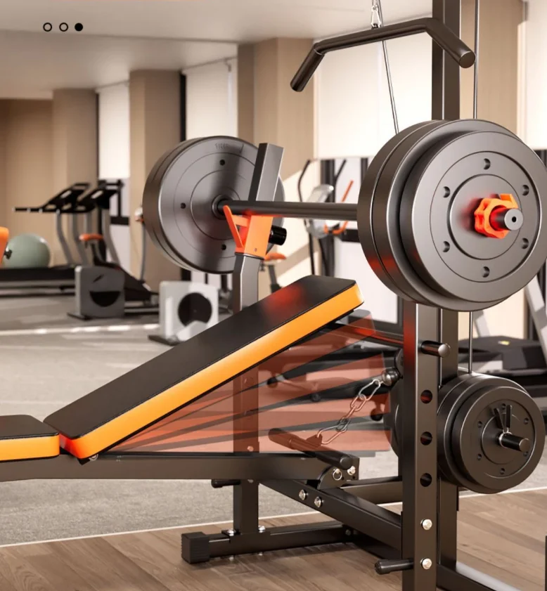 Folding Bench Press Bed - Versatile Weight Training Equipment