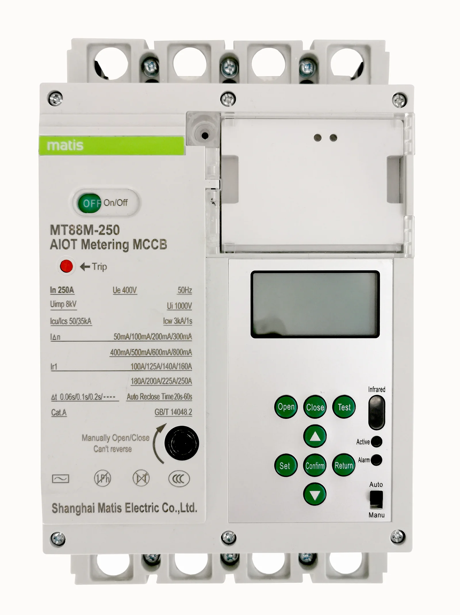 Disjuntor Inteligente - Smart 3 Phase MCCB with Auto Recloser