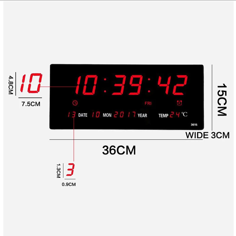 Chinese Calendar Wall Calendar 2021 Monthly Digital Calendar Clock ...