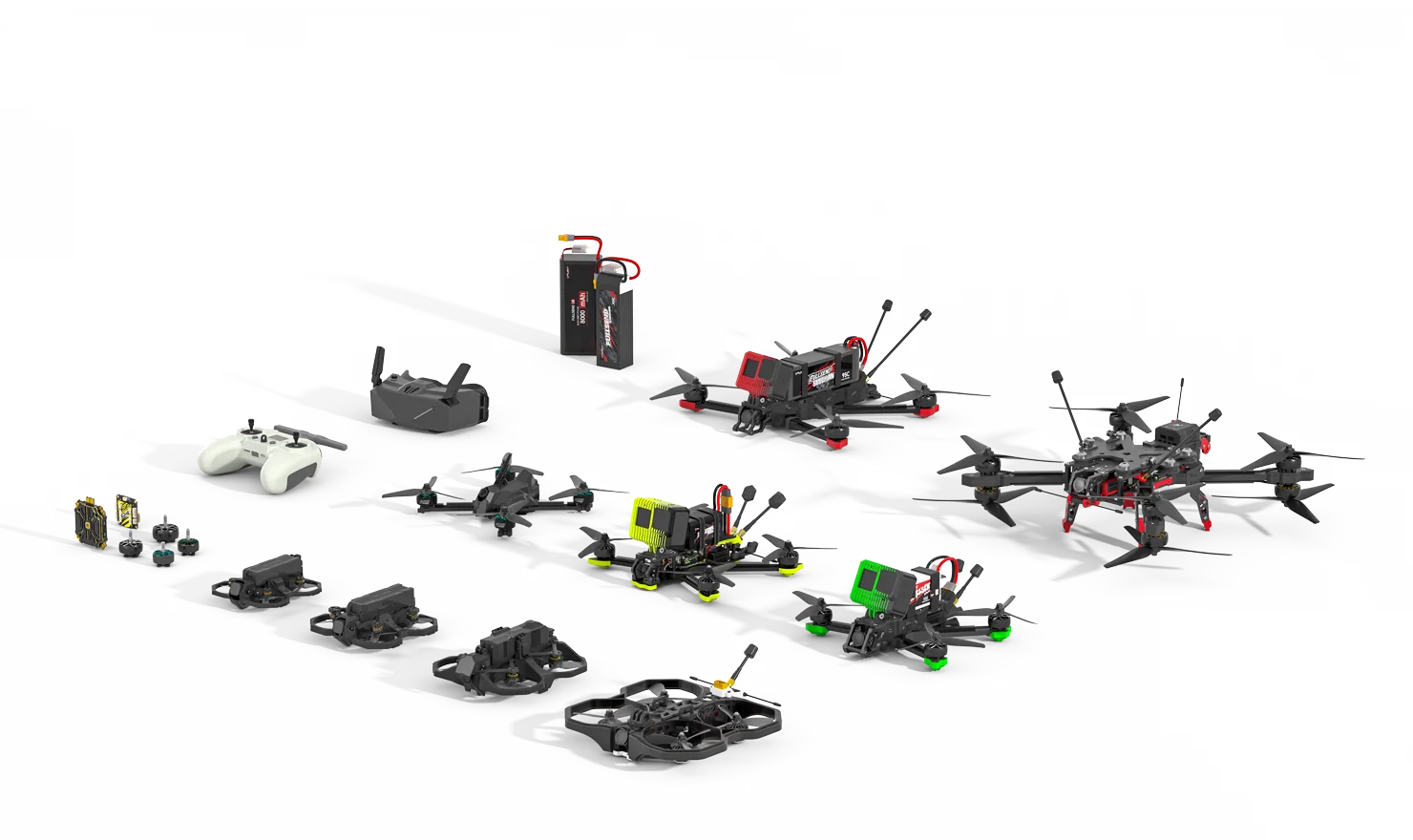 IFlight & 2RAW Helion 10 10inch Cinematic Longrange Frame Kit A-Frame ...
