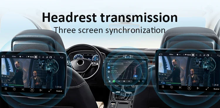 KLYDE 12.8 Inch Autoradio Stereo Video Player Automatic Rotating ...