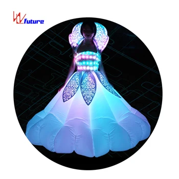 Custom Led Inflatable Dress For Party,Led Inflatable Princess Dress ...
