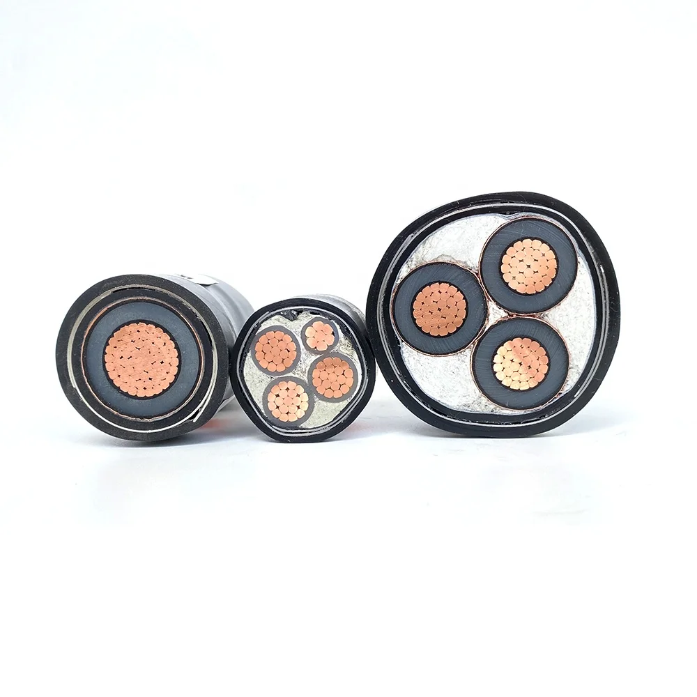 Multi-section 3+1 Core Copper Conductor Xlpe Insulated Pvc Sheathed Sta ...