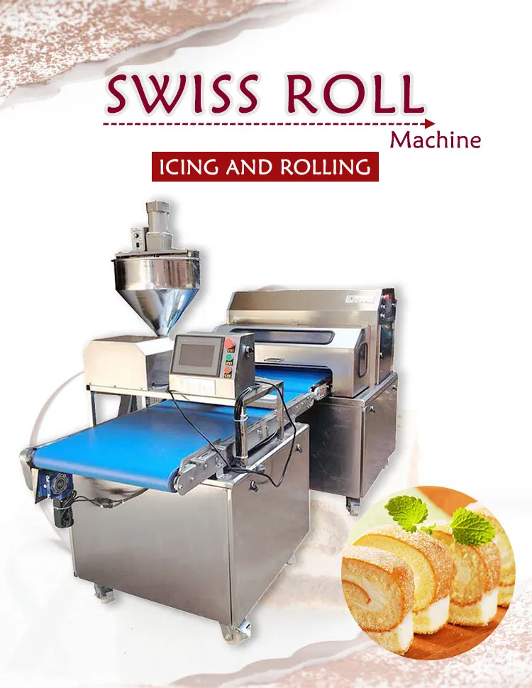Elegant Swiss Roll Cake For Swiss Roll Cake Sponge Cake Rolling Machine ...