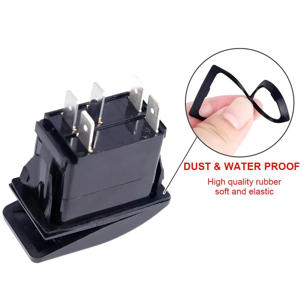 Waterproof 12v 24v 5 Pin Spst On Off Carling Technologies Momentary ...
