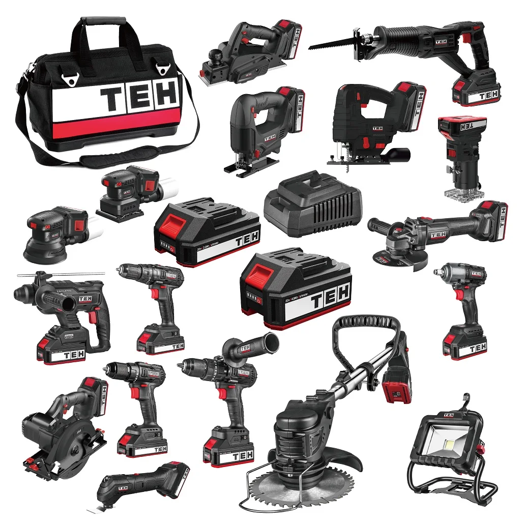 Teh Electric Cordless Tools 20v Power Tool Combo Set - Buy Combo Kit ...