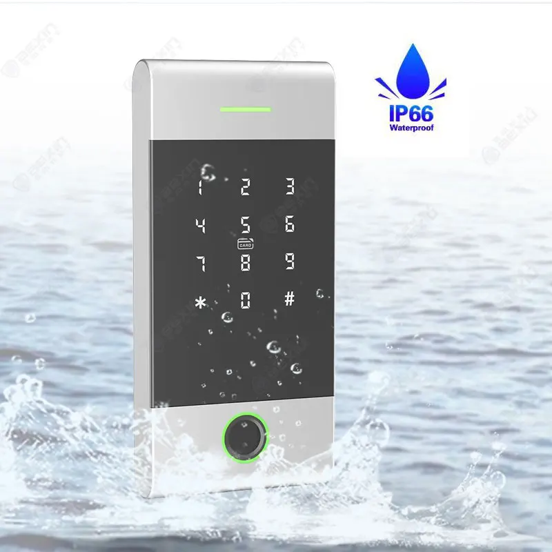 Waterproof Ttlock App Smart Door Lock Reader Rfid Biometric Fingerprint Door Access Control ...