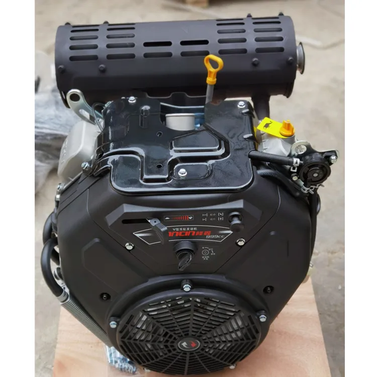 999CC Electric Start Loncin LC2V90FD Gasoline Engine, 35HP - Efficient ...