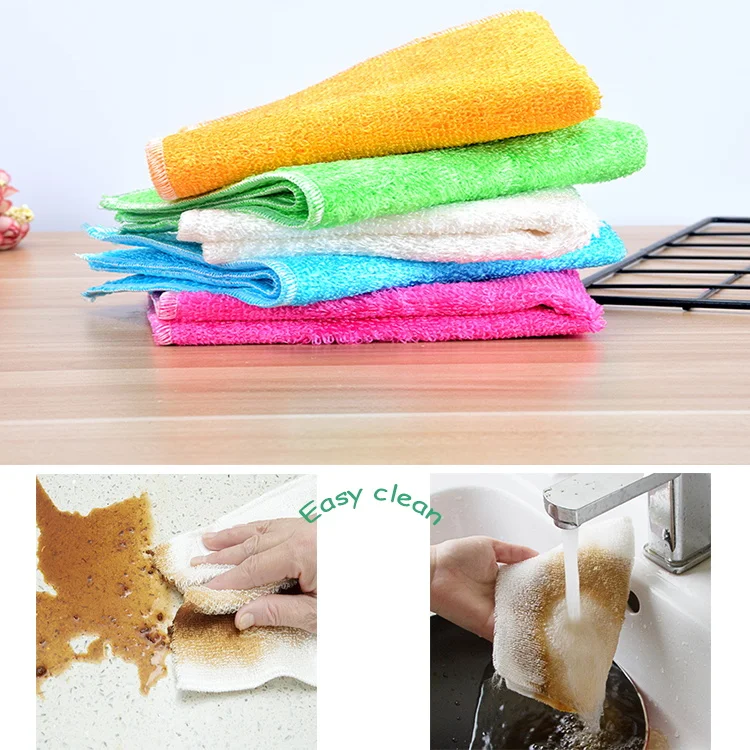Topeco Eco-friendly Kitchen Cleaning Product Antibacterial Microfiber ...