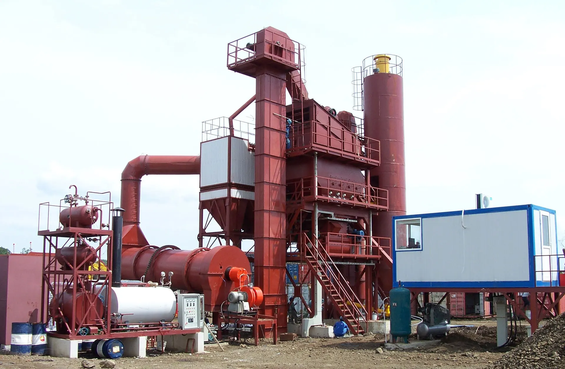 Asphalt Batch Mix Station Asphalt Mixing Plant 80-300 Hot Asphalt Plant ...
