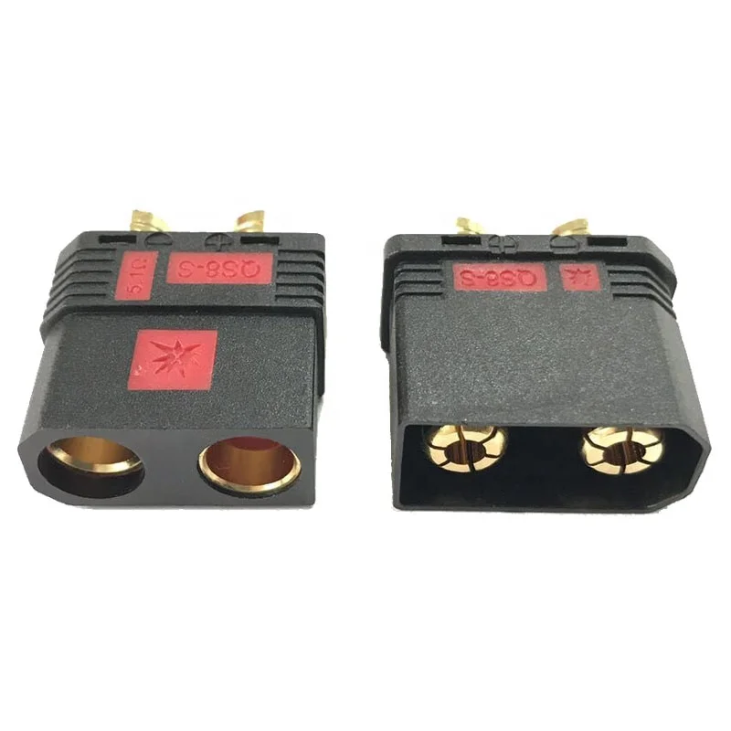 QS8-S Heavy Duty Battery Connector - Anti-Spark Gold Plug