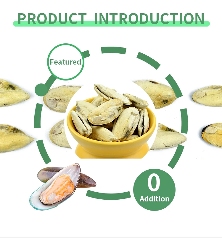 natural freeze dried green lipped mussel healthy Shellfish treats ...