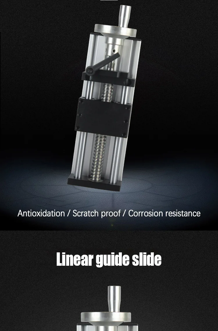 Stroke 100mm YT002 Linear Module Ball Screw Table Slides