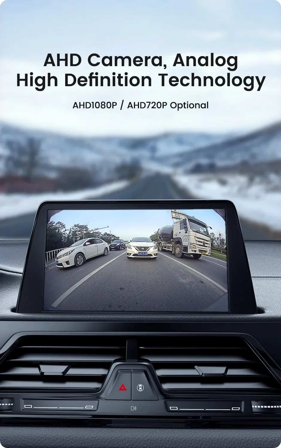 Greenyi HD 1080P Car Rear View Camera with 170° Fisheye Lens