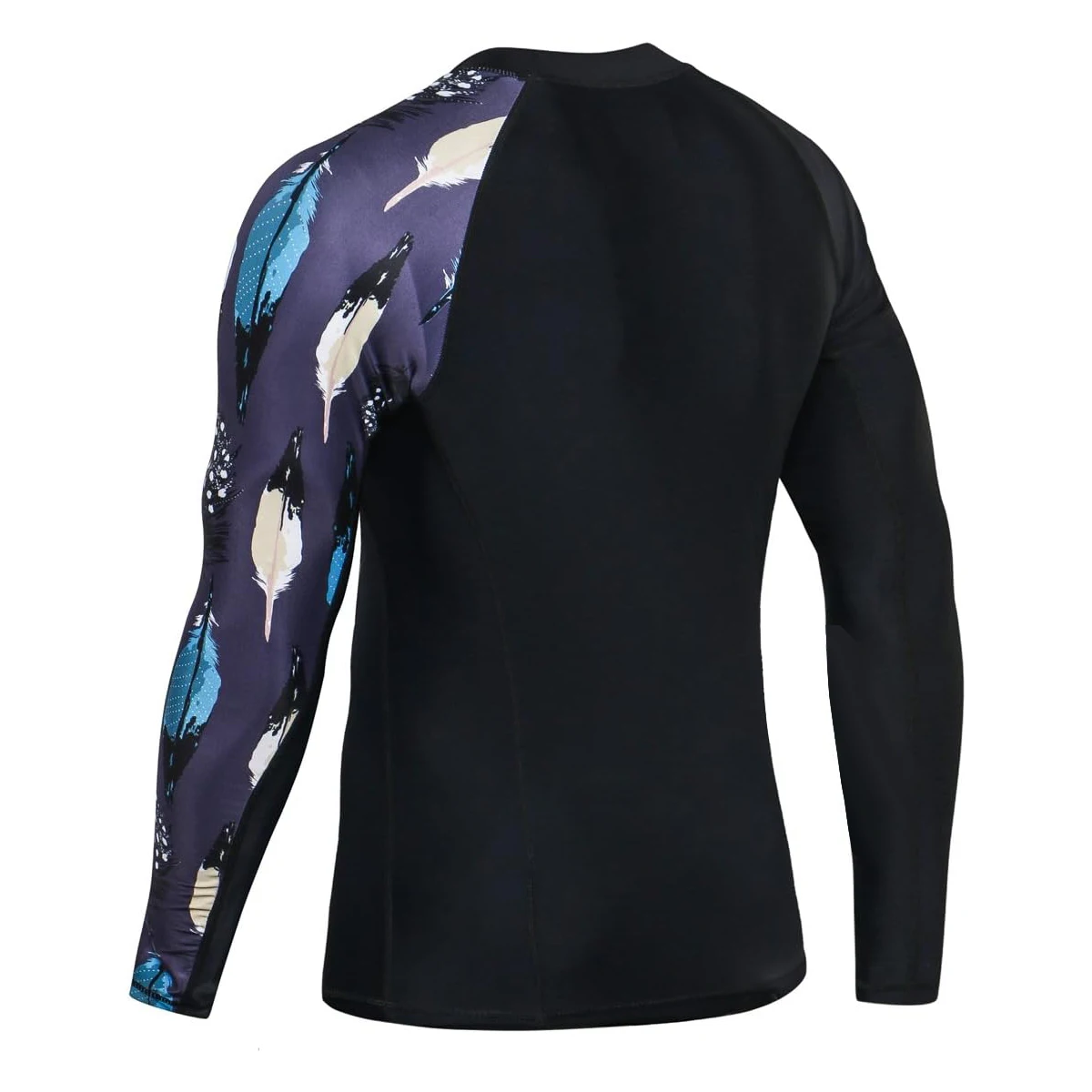 Custom Rash Guard Men Sublimation Printed Polyester Rash Guard Gym ...