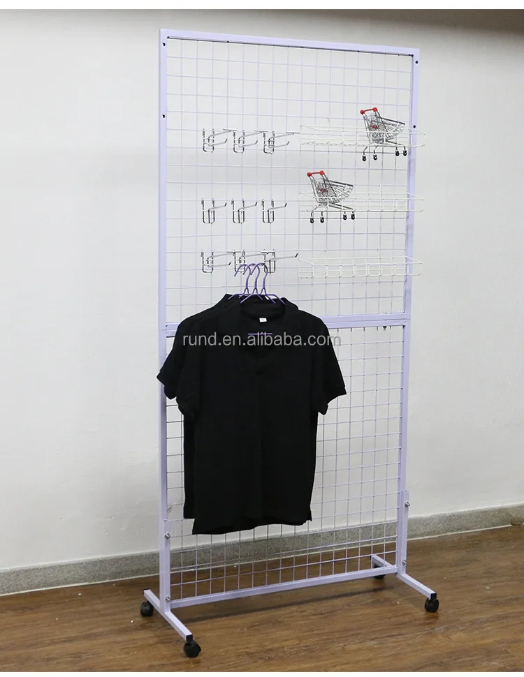 Two-double Gridwall Panels Tower by Runda - Heavy Duty Display