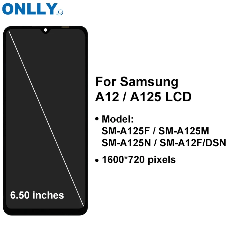 A12 A02 M02 Screen for Samsung A12 - Original LCD Display