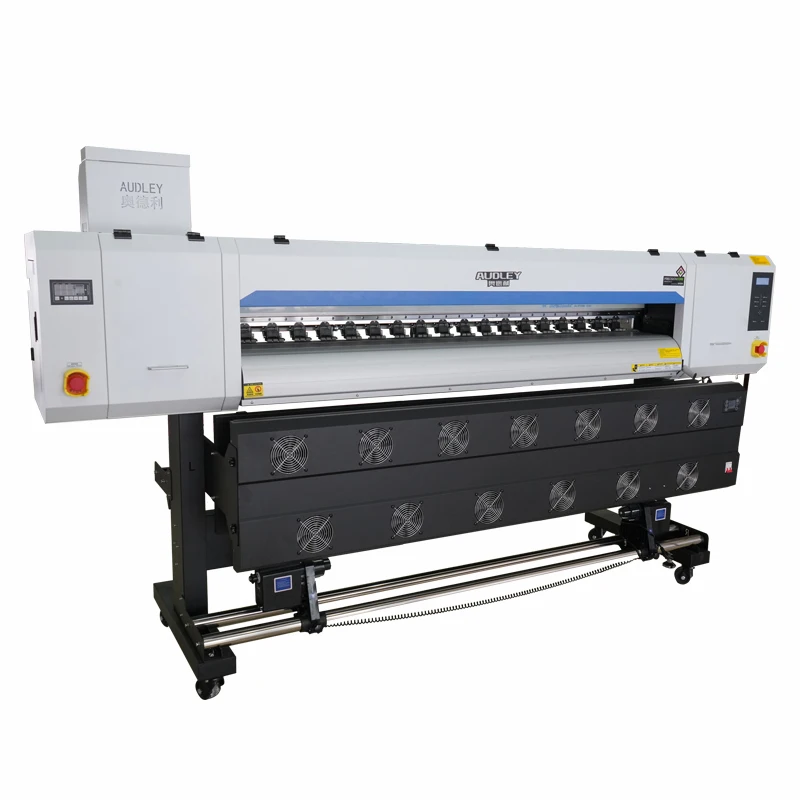Audley 4 Heads I3200e1 Inkjet Printer Vinyl Flex Banner Film Printer ...