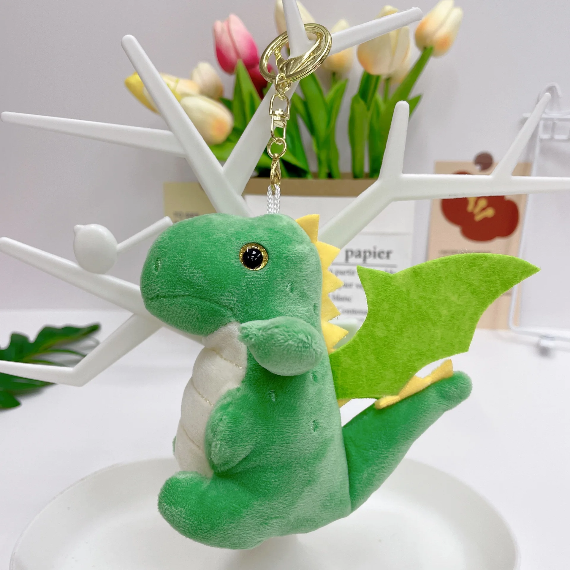 Plush Dinosaur Keychain Doll Pendant Grab Machine Doll Wholesale Cute ...