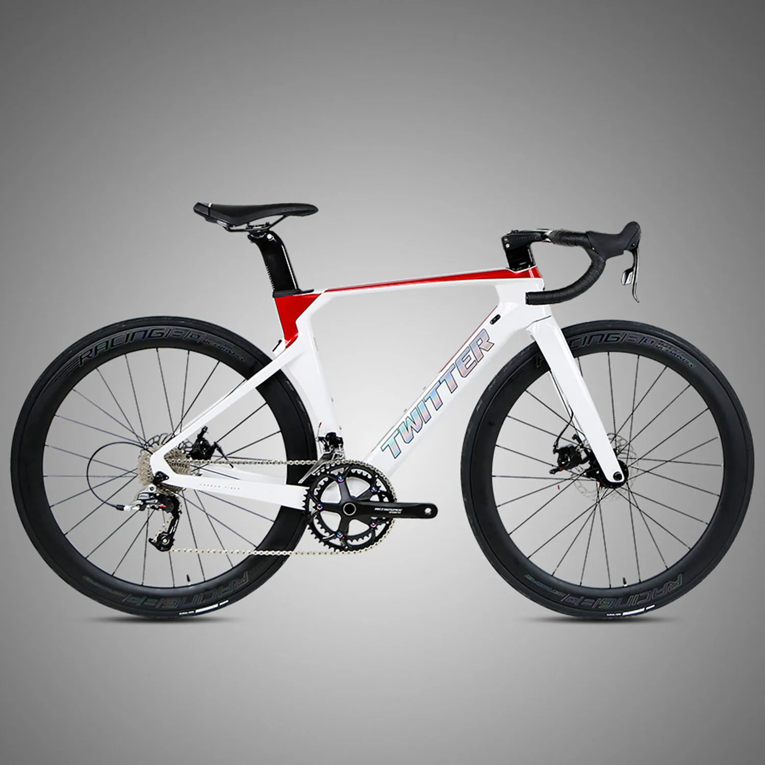 Twitter Road Bike - 700C Carbon Fiber Road Bike with 24 Speed