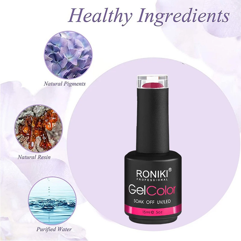 Roniki Gel Nail Polish Soak Off Free Sample Professional Salon Nails ...